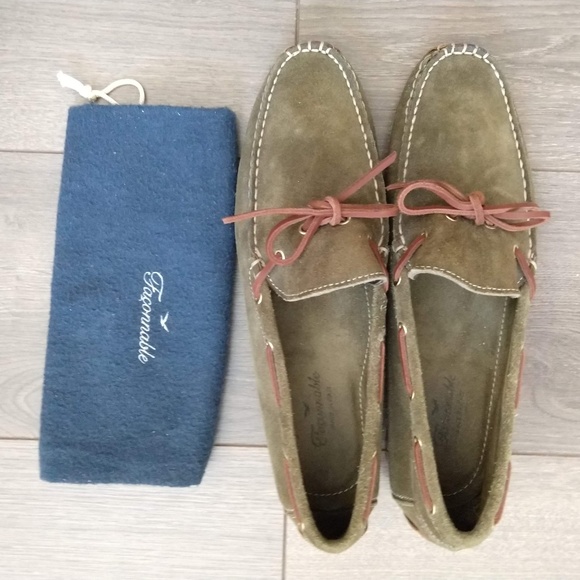 Faconnable | Shoes | Mens Faonnable Suede Olive Loafers | Poshmark